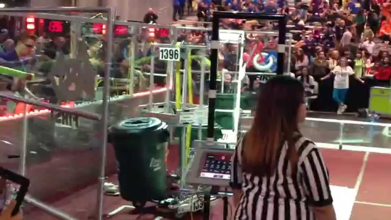 FIRST Team 1396 - Quals Match - 2015, Recycle Rush [2/2] - YouTube