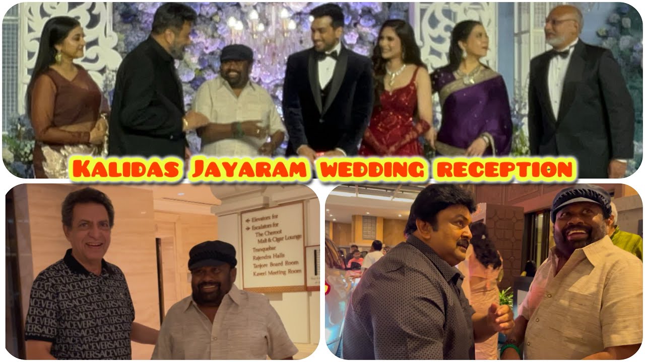 Actor Jayaram Son Kalidas Jayaram Wedding Reception….@haribioscope ...