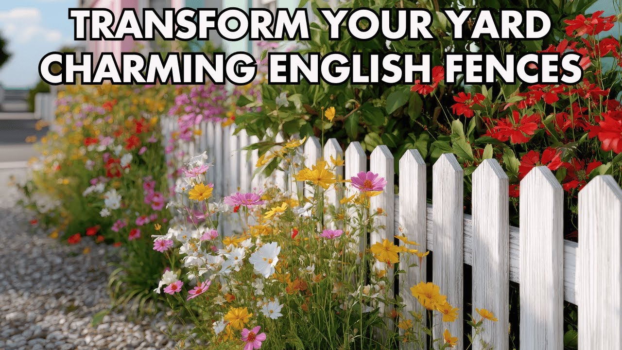 🔨 Transform Your Yard with Charming English Fences 🏡 | Budget‑Friendly ...