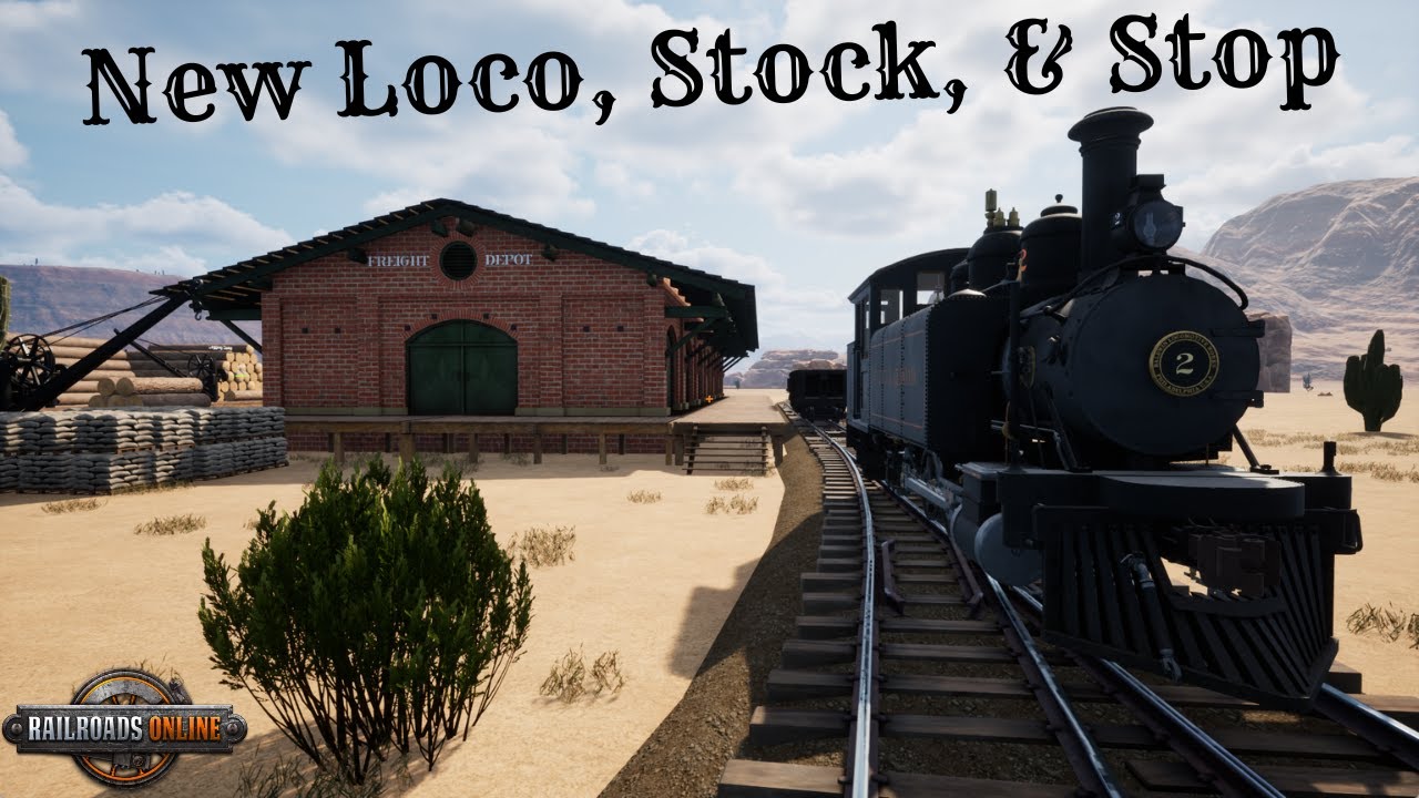 New Loco, Stock, & Stop In RailRoads Online! - YouTube