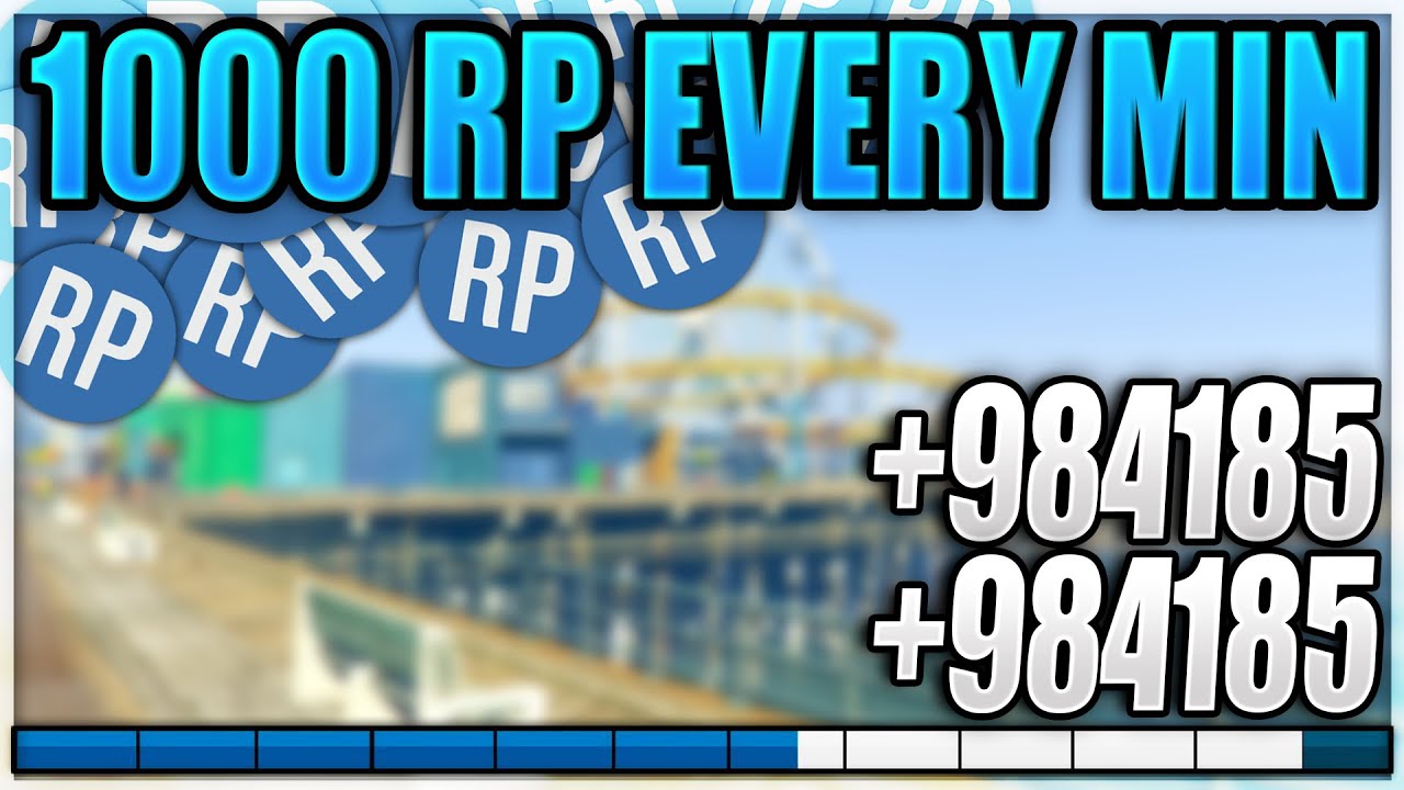 *STILL WORKING* EASY RP METHOD IN GTA 5 ONLINE! RANK UP QUICK! 1000 RP ...