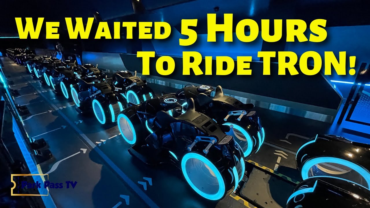 TRON LightCycle Run at Magic Kingdom 4K Ride POV | TRON Full ride POV ...