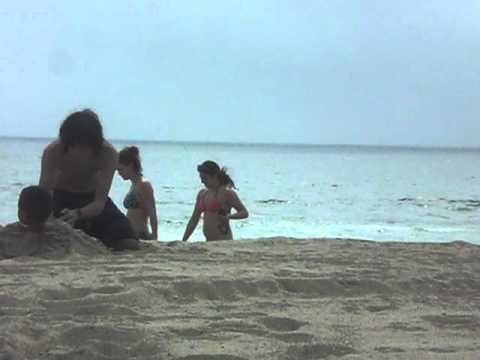 Karlie Montana and Amanda Jeaninne at the beach 2