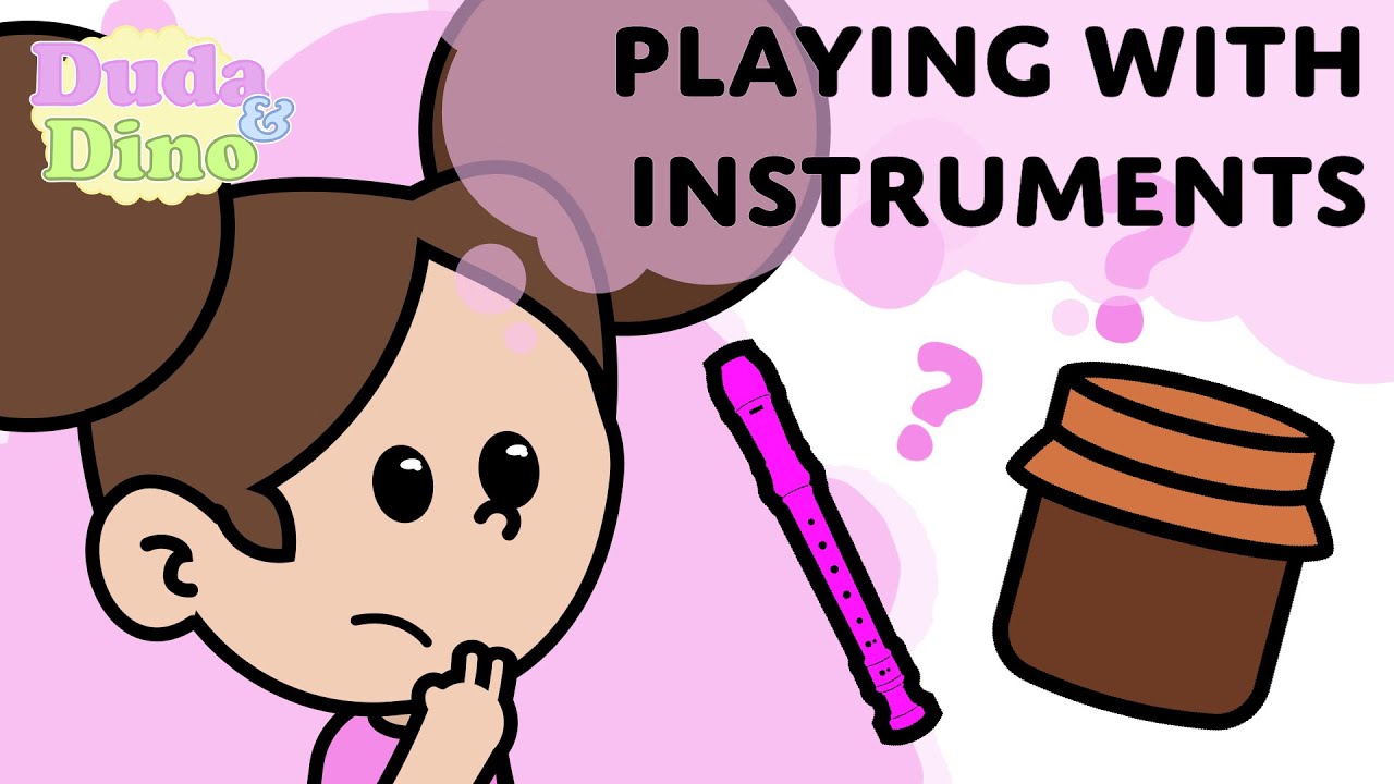 Duda & Dino - Discover Instruments: The Drum 🥁 & Flute 🎶 Adventure for ...