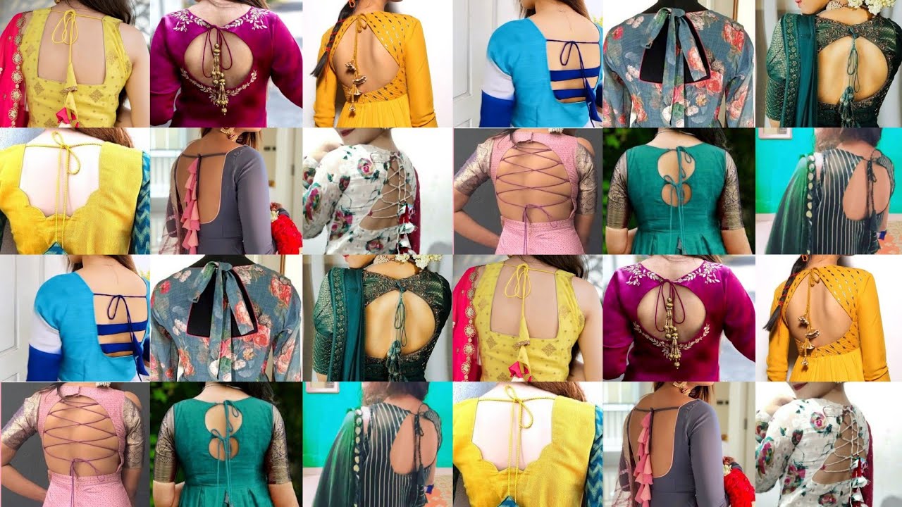 Suit back neck design with dori || Suit back neck designs || Suit back dori design || Gala ...