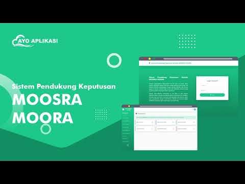 Source Code Aplikasi Sistem Pendukung Keputusan (SPK) Perbandingan Metode MOOSRA Dan MOORA - YouTube