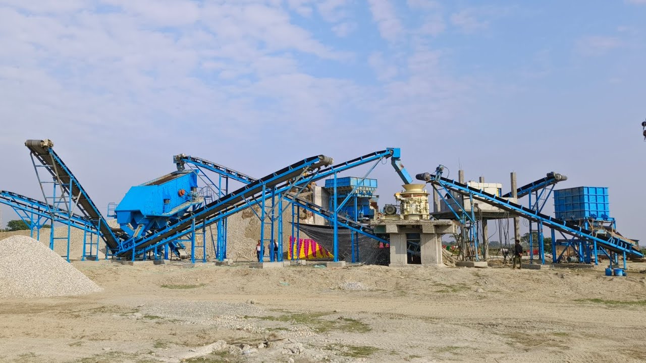 KK Stone's 200 TPH stone crusher plant with Metso HP 200 cone - YouTube