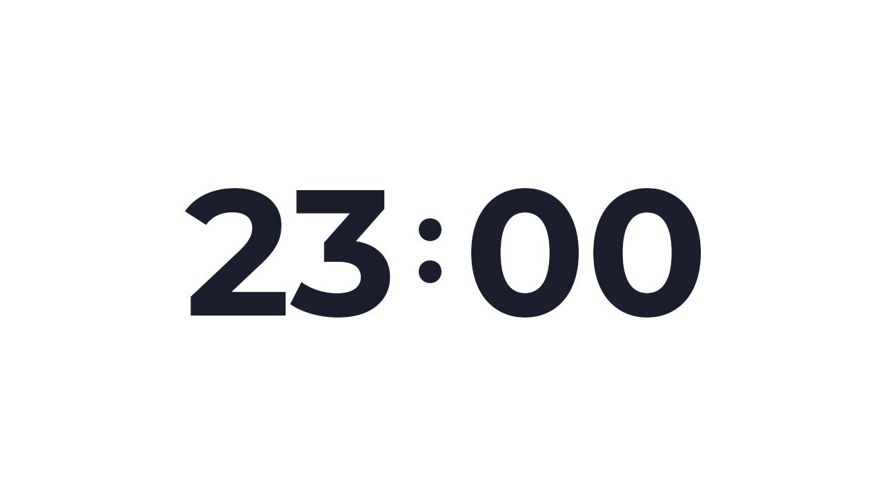23 Minute Timer - YouTube
