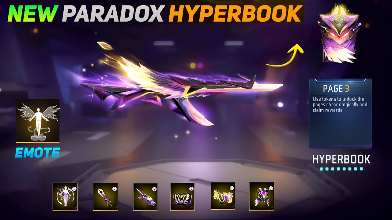 NEXT HYPERBOOK IN FREE FIRE | NEW PARADOX HYPERBOOK OB44 UPDATE ...