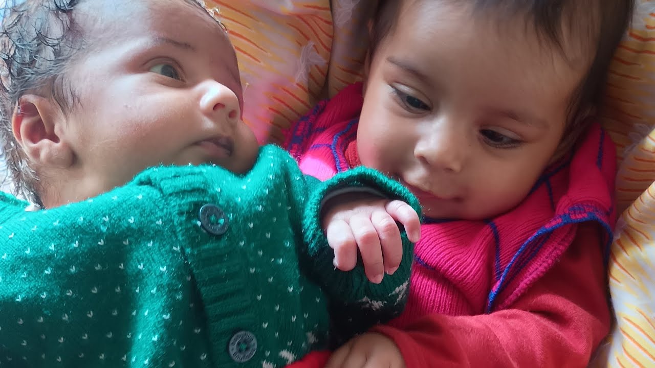 Mini Tavishi 1st Holi 😊🎉 - YouTube