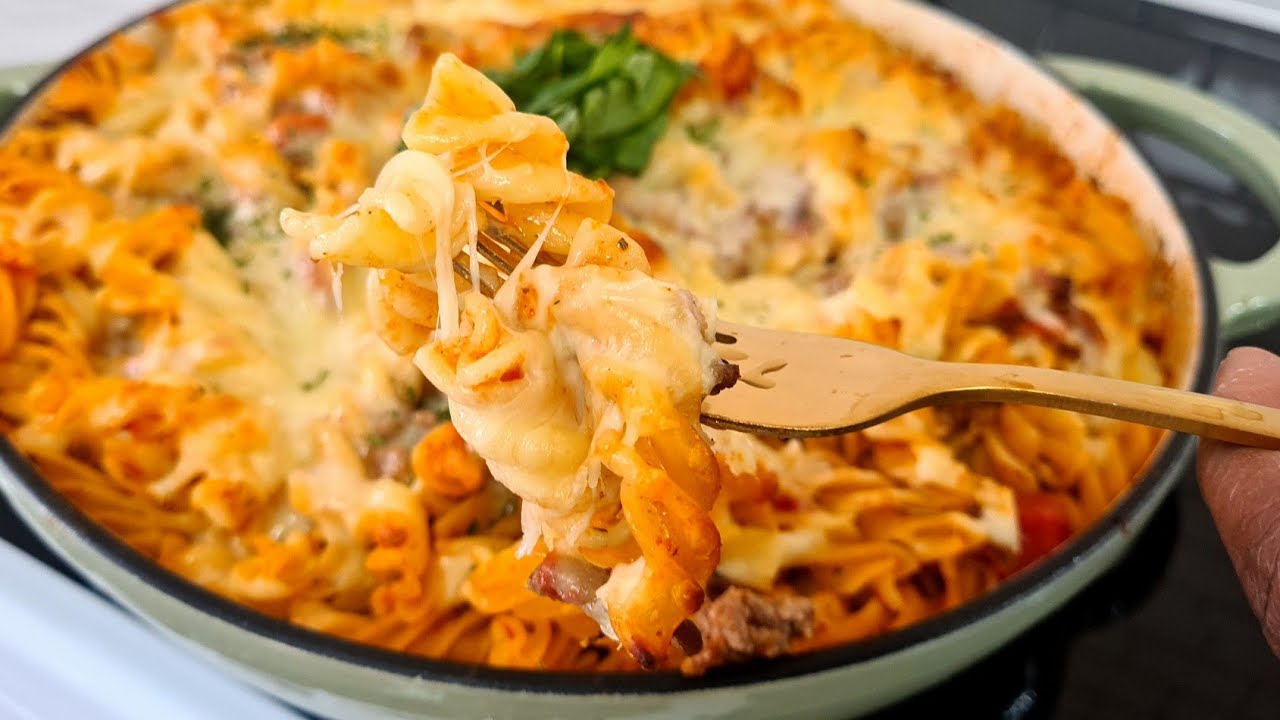 ONE PAN FUSILLI PASTA - YouTube