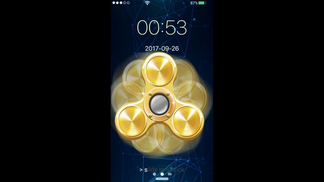 Fidget spinner wallpaper lock screen | Fidget Spinner Passcode lock ...