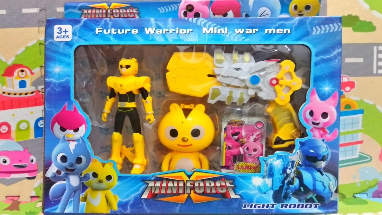 Unboxing Mainan Mini Force | MiniForce Lucy | Mini Force Sammy ...