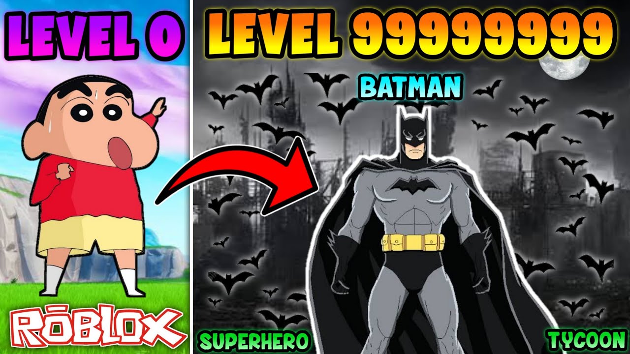 Shinchan became batman 😱🔥 | shinchan and his friends playing superhero ...