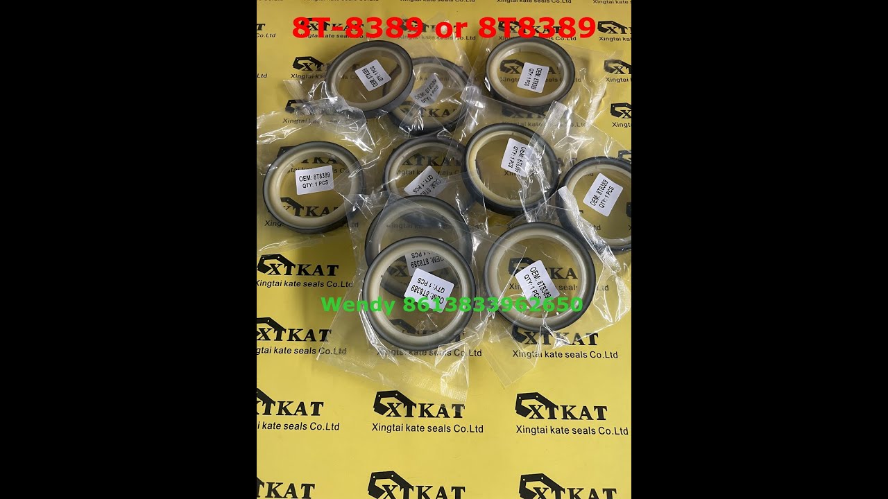 8t-8389 6j4169 8t8389 Wiper Seal For Caterpillar - YouTube