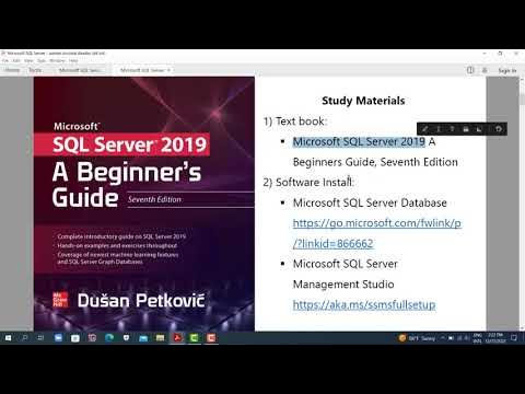 Introduction to database normalization and Microsoft SQL Server Database Installation - 1 - YouTube