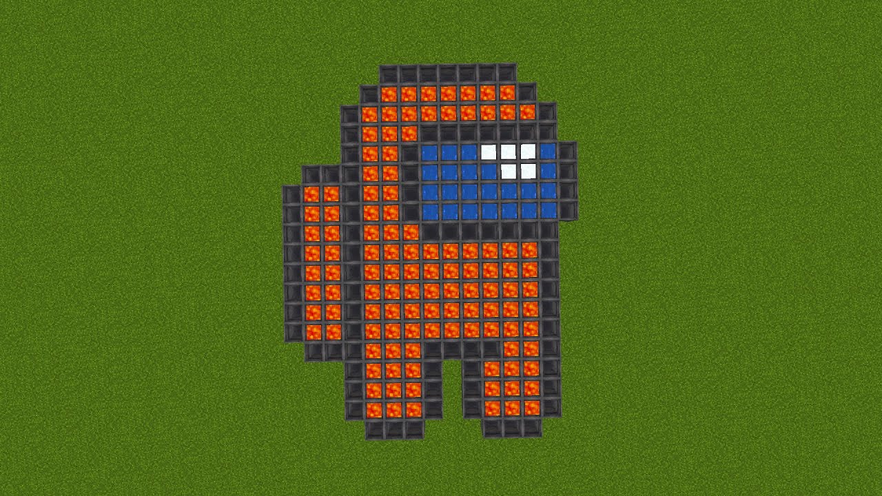 Drawing sus in Minecraft ! - YouTube