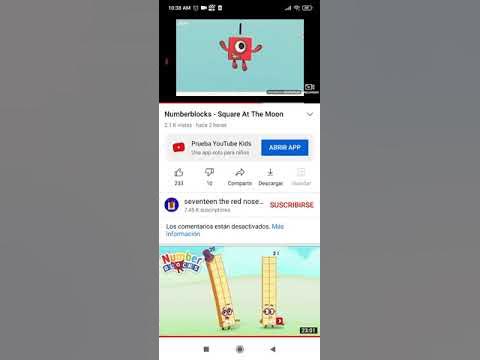 NUMBERBLOCKS 1 4 9 16 25 36 49 64 81 100 !!! - YouTube