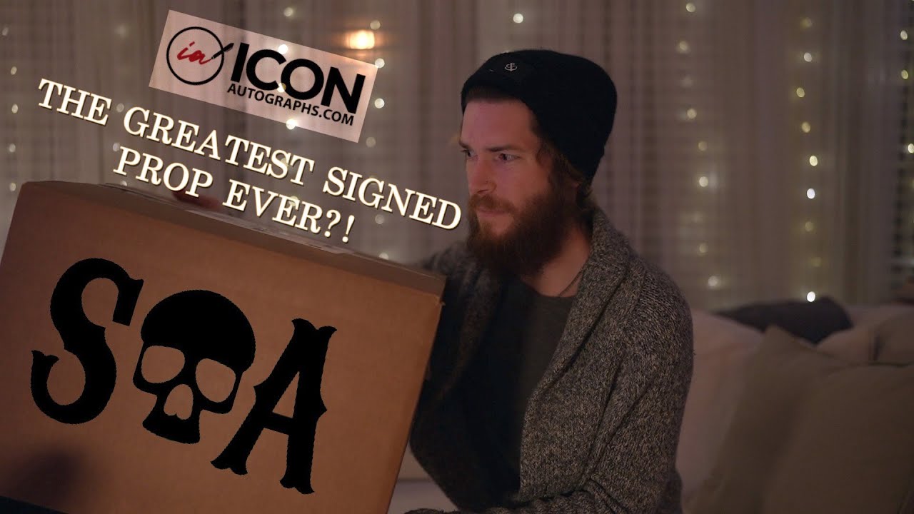 THE ULTIMATE "SONS OF ANARCHY" CAST SIGNED PROP?! - YouTube