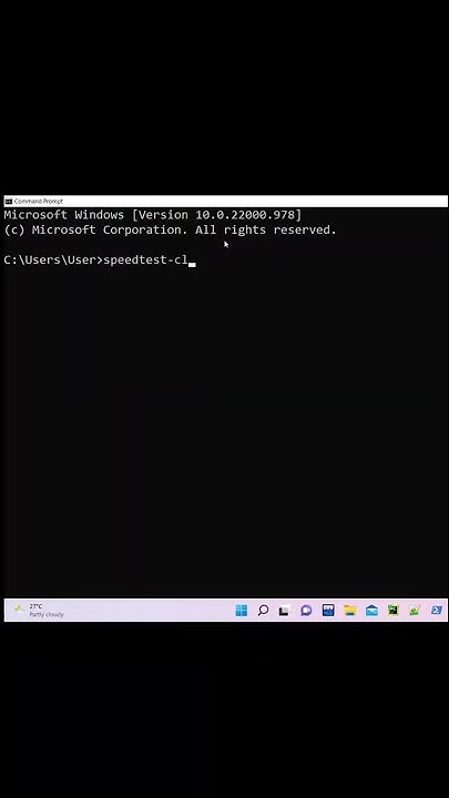 Internet Speedtest With Python Speedtest Cli Youtube 