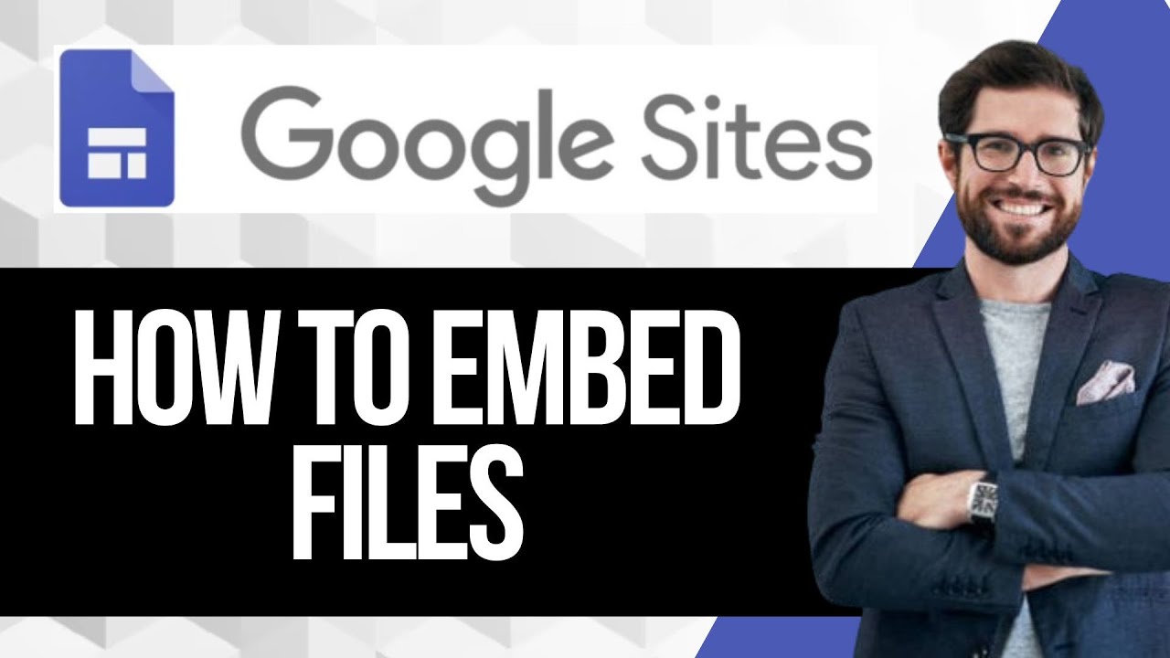 How to embed files on Google Sites - YouTube