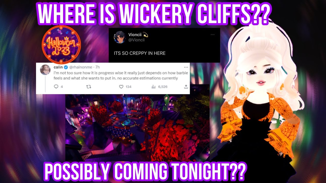 WHERE IS WICKERY CLIFFS COMING POSSIBLY TONIGHT?? | royale high - YouTube
