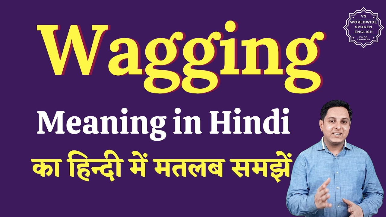 Wagging meaning in Hindi | Wagging ka matlab kya hota hai | English to ...