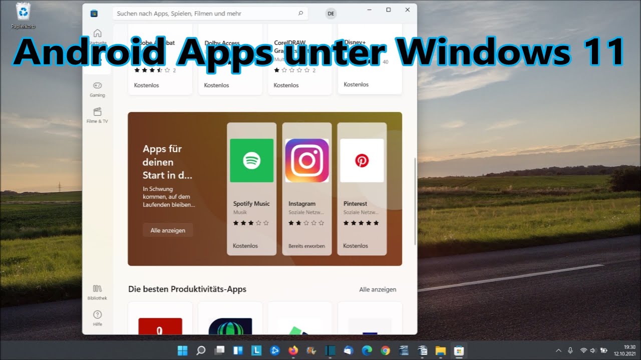 Windows 11 Android Apps installieren und anwenden So ist der Stand der ...