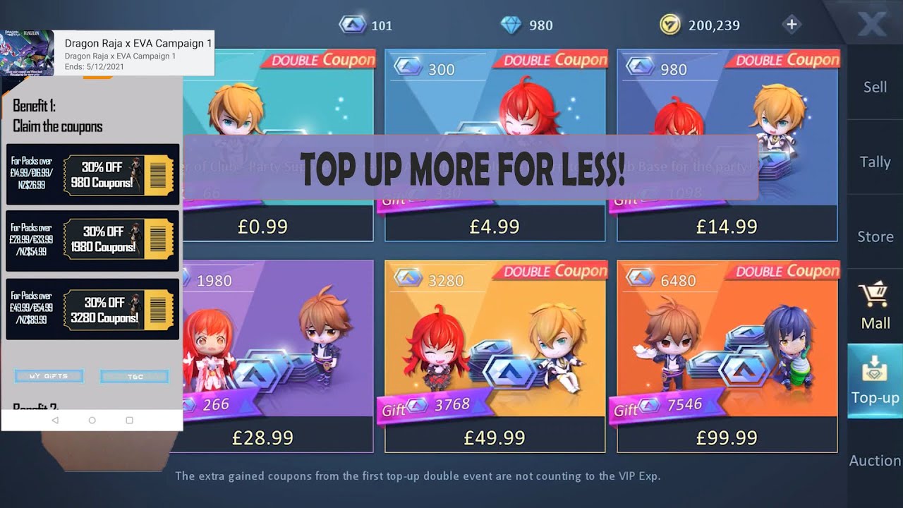 Dragon Raja - Best Time to Top Up! - YouTube