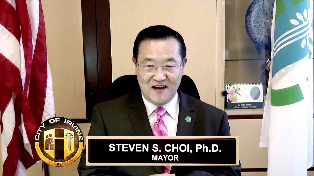 Steven S. Choi, Ph.D. Mayor of Irvine Congratulatory Message for LAKPO ...