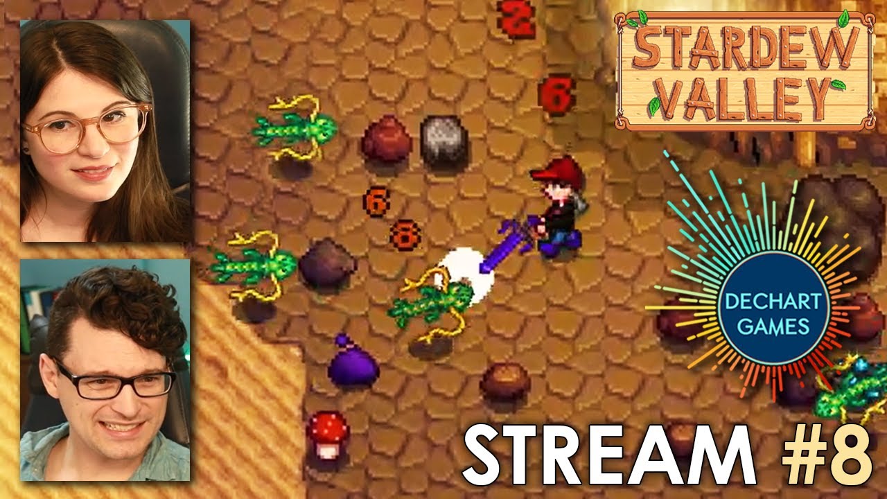#8 Stardew Valley w/ Bryan & Amelia of Dechart Games - YouTube