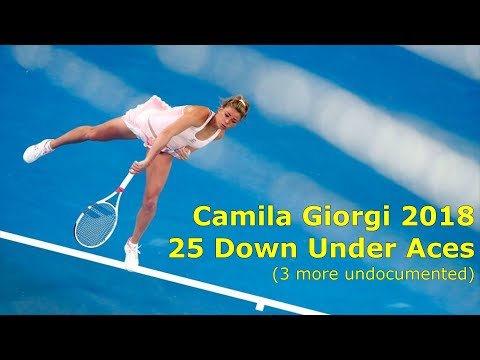 Camila Giorgi 2018 - 25 Down Under Aces