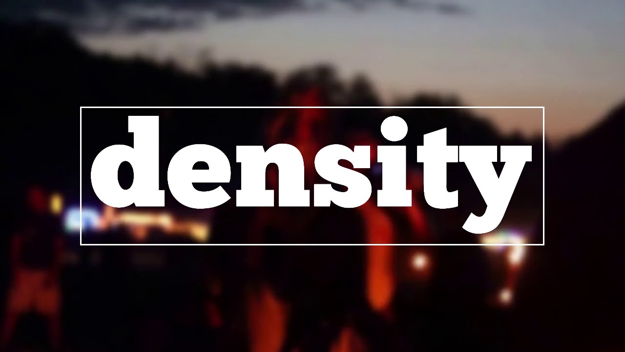 density spelling and pronunciation - YouTube