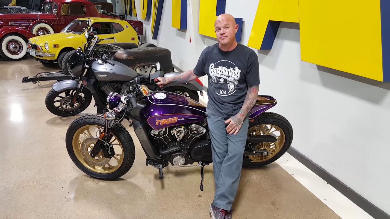 Mike Coy is putting the finishing touches on the RAGE MOTORCYCLE - YouTube