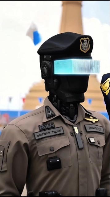 Thailand Unveils Ai Robot Cop With Facial Recognition & 360° View ...