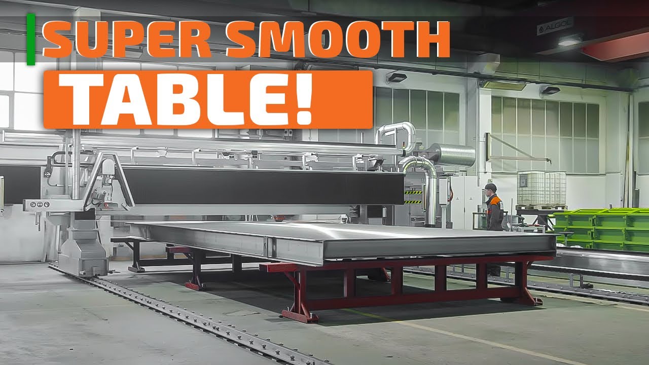 Perfectly Smooth Table Surface | The Process Behind Manufacturing a ...