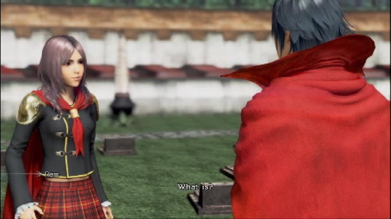 [4k ULTRA HD] Machina Visits his Brother's Grave | FF Type 0 ...