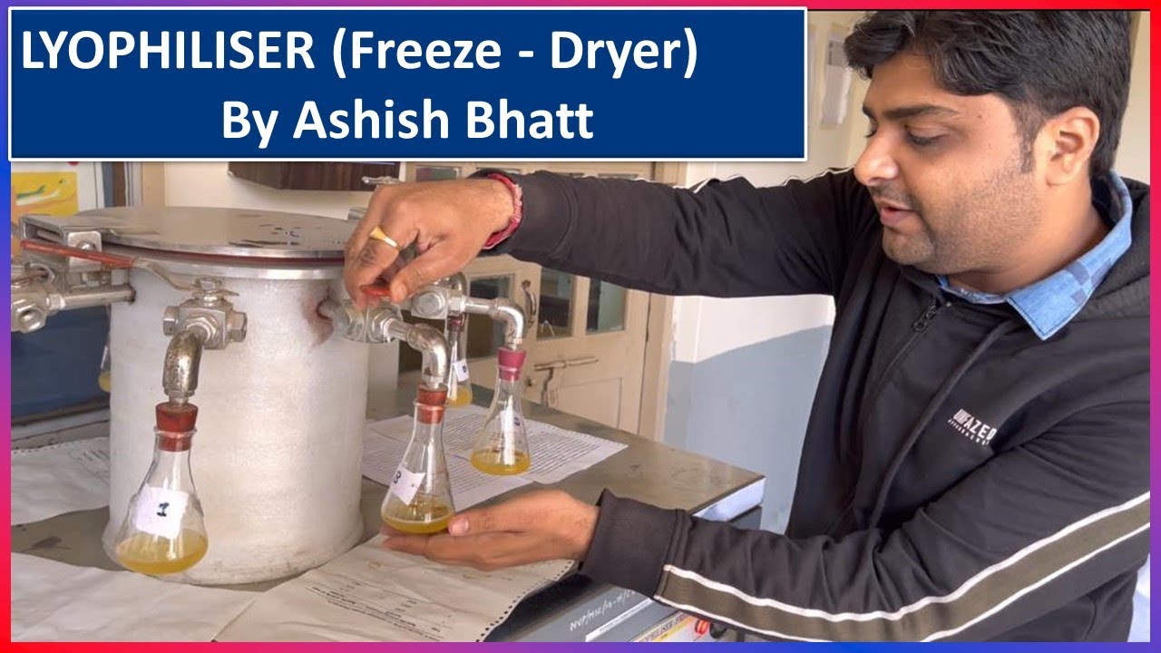 Cintex Lyophiliser (Freeze - Dryer) by Ashish bhatt #science # ...