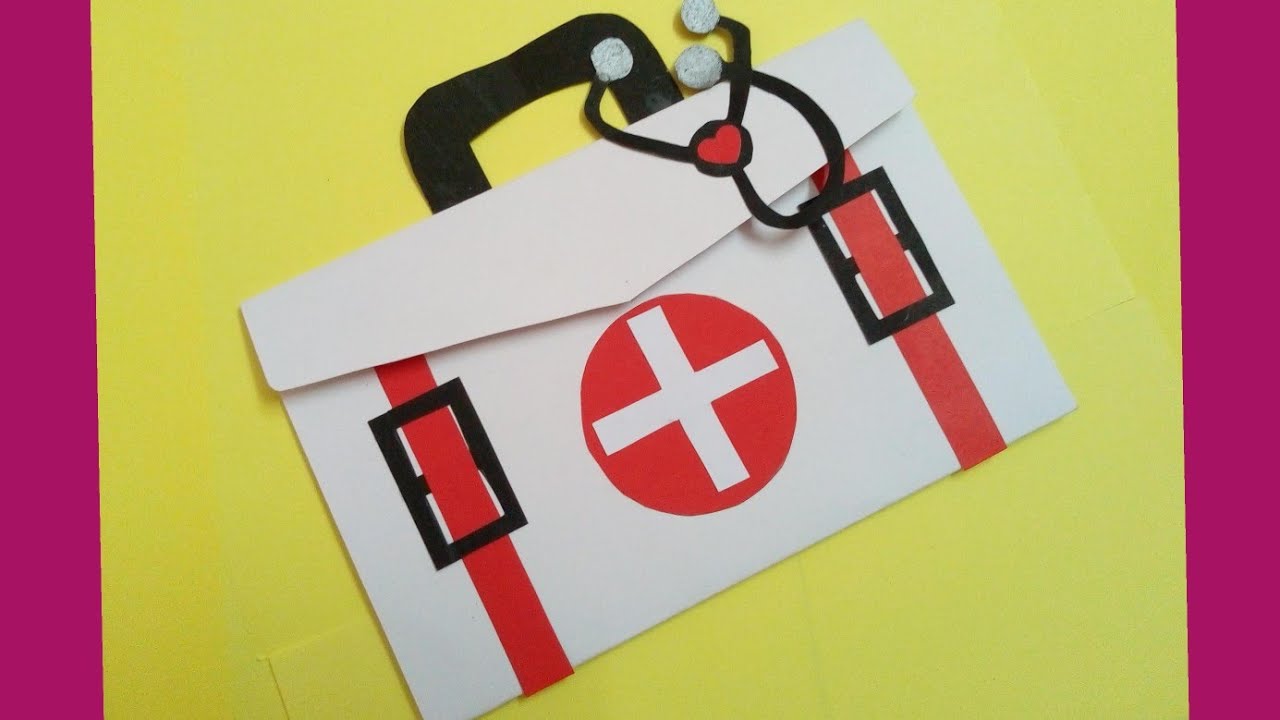 Doctor Card | How To Make Doctor Themed Card | Doctor Day Card | Thank ...
