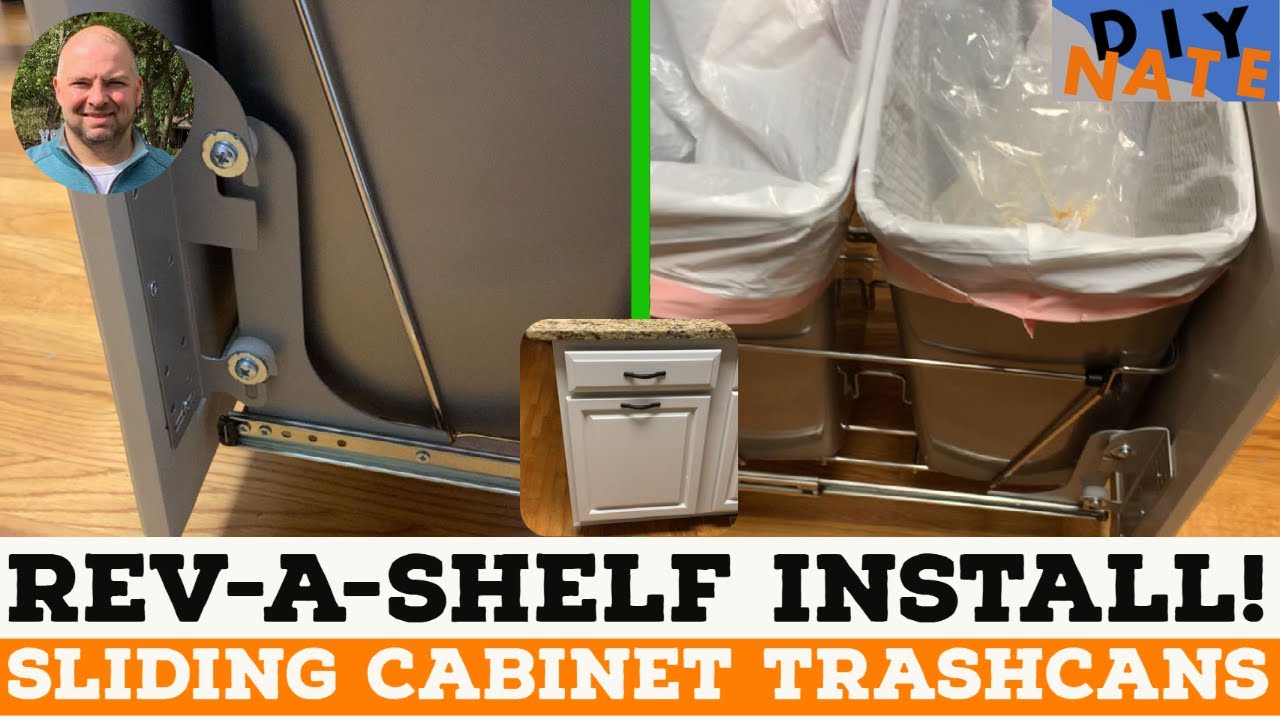 Rev-A-Shelf Pullout Waste Bin Cabinet: Installation Steps, How-To ...