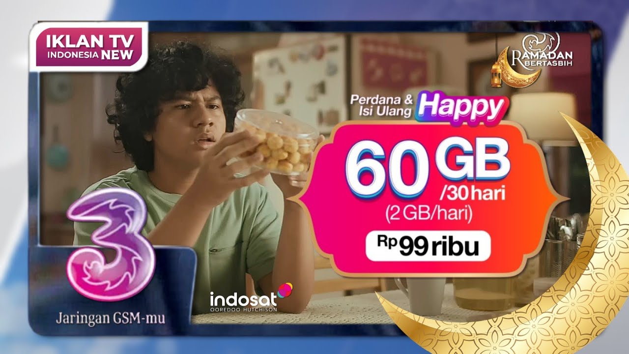 TVC Iklan TRI edisi Ramadhan "Sedekah Kuota ver. Selotip Toples" (Maret ...