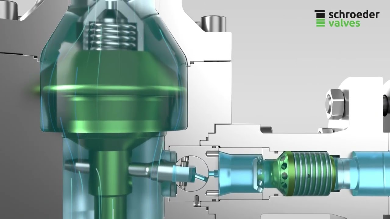 Schroeder SSV18 AR Valve Animation - YouTube