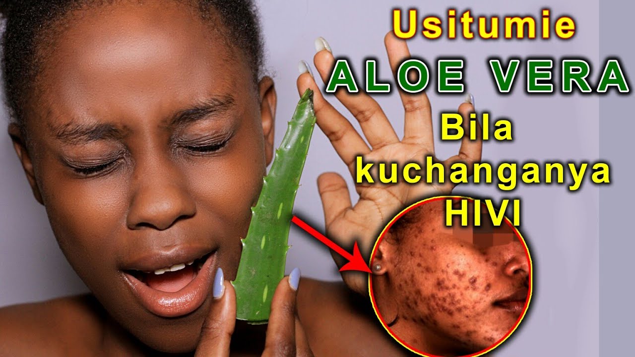 Ondoa CHUNUSI na MAKOVU Usoni kwa haraka | Changanya hivi kabla ya ...