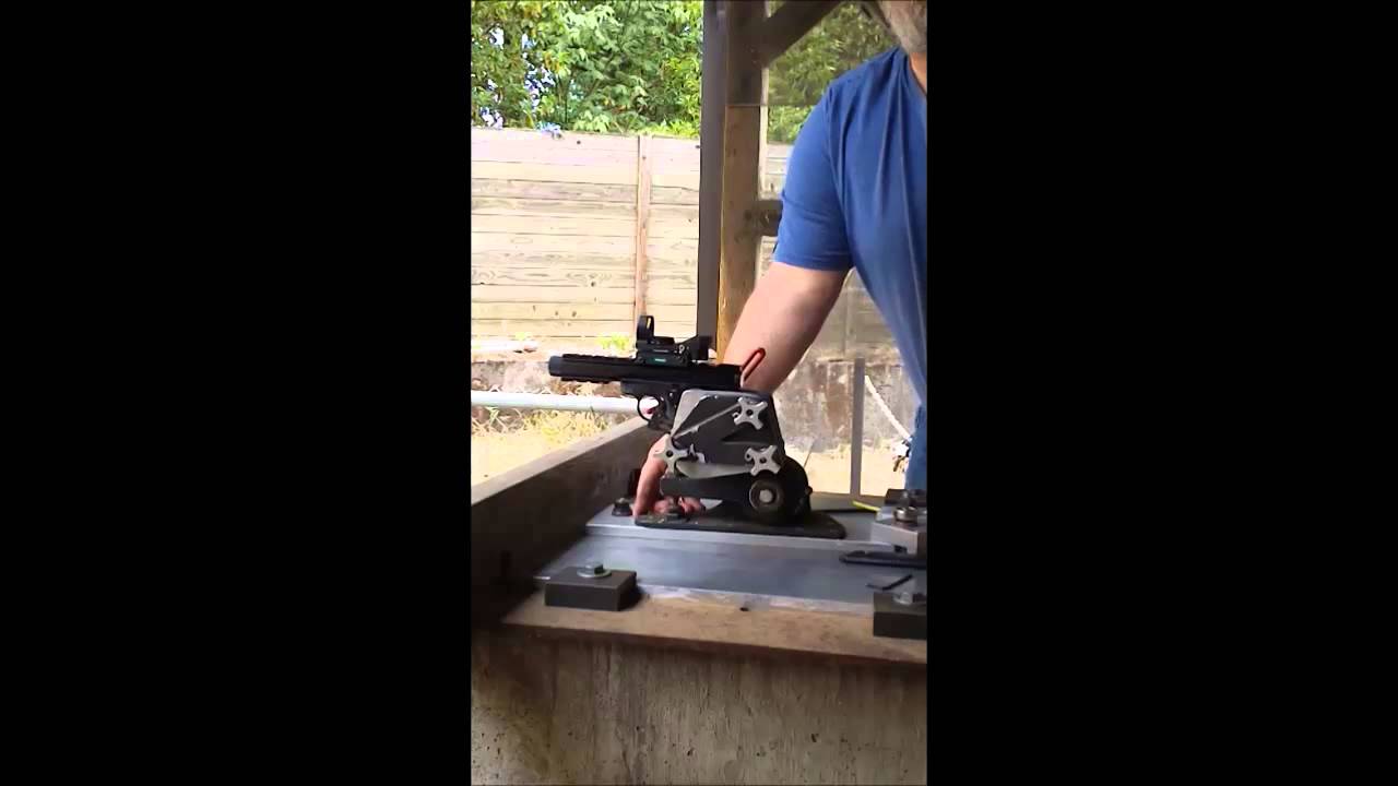 22 Rimfire Pistol Ransom Rest - YouTube