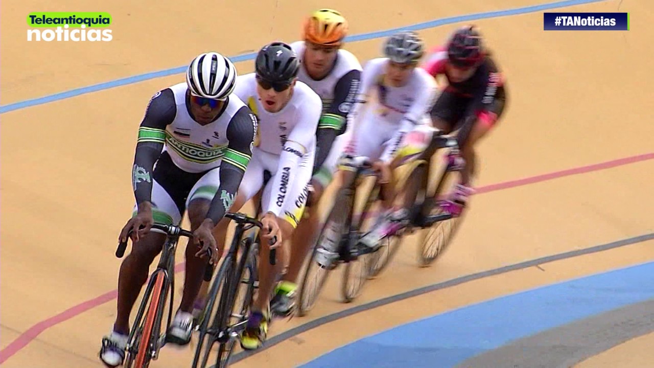 Rubén Murillo carta antioqueña en Copa Mundo de Pista - YouTube