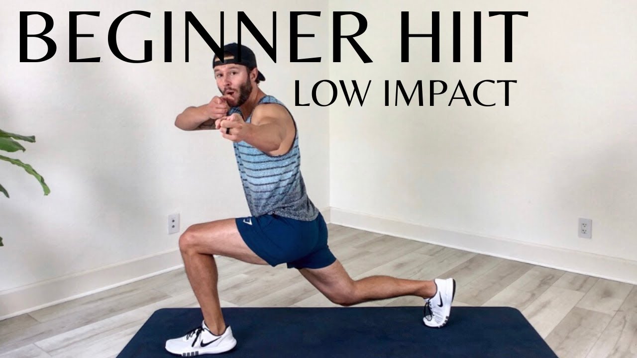 20 Min LOW-IMPACT HIIT for BEGINNERS | Full Body Cardio | Easy on Knees ...
