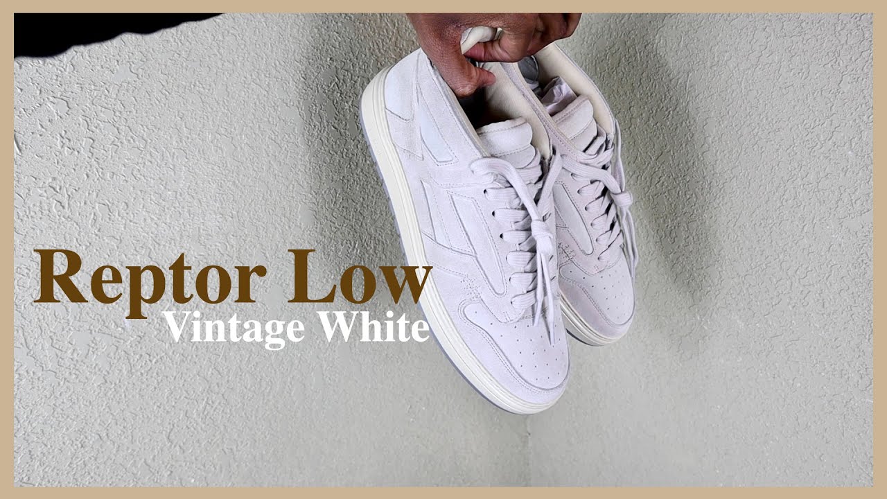 Reptor Low Vintage White (Review, On Foot, Unboxing) - YouTube