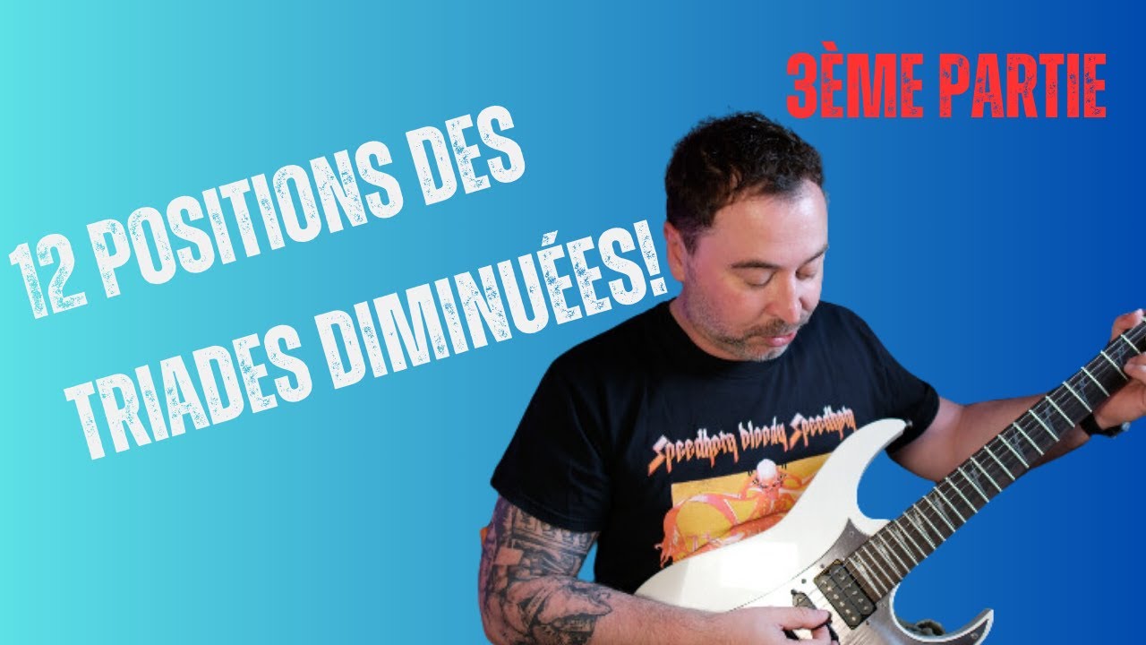 Triades Diminuées 12 positions facile a apprendre! - YouTube
