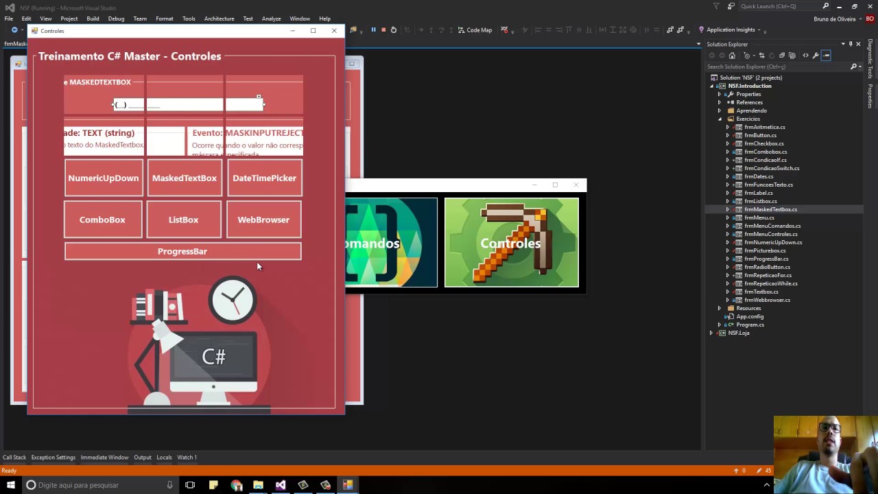 Maskedtextbox Controles C Youtube