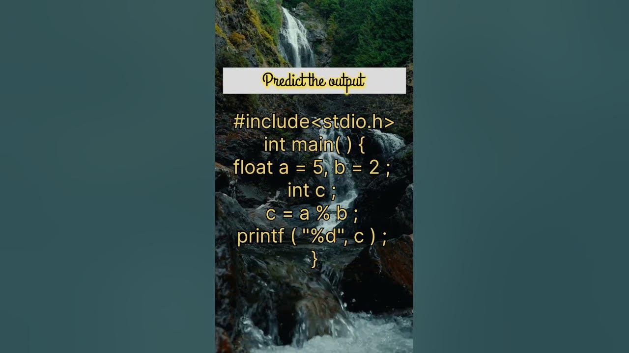 Predict The Output In Comments Section C Codecoding Programminglanguage Vscode Youtube